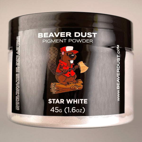 Star White Mica Powder - beaverdust.com