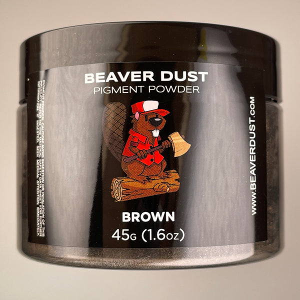 Brown Mica Powder - beaverdust.com