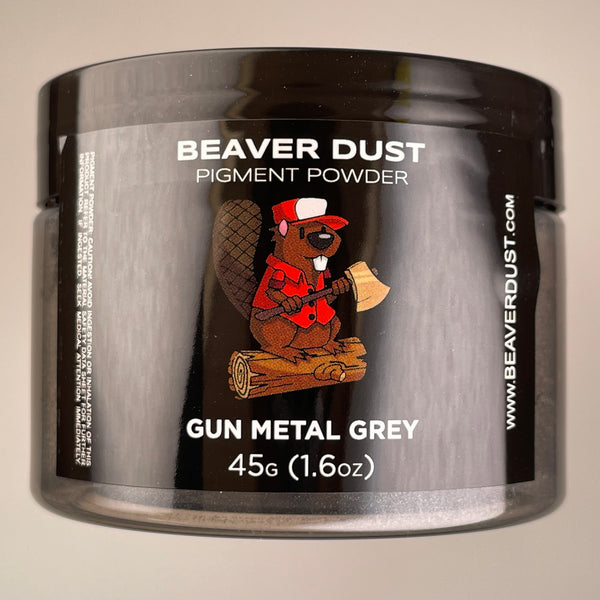 Gun Metal Grey Mica Powder - beaverdust.com