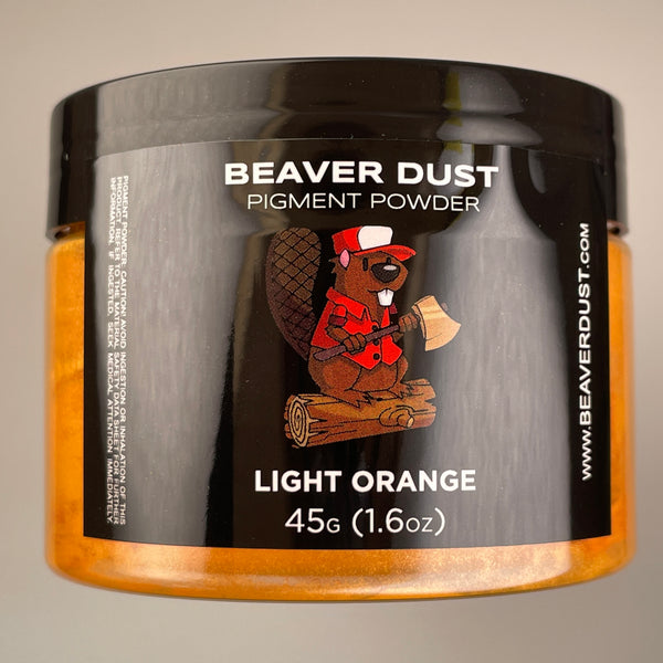 Light Orange Mica Powder - beaverdust.com